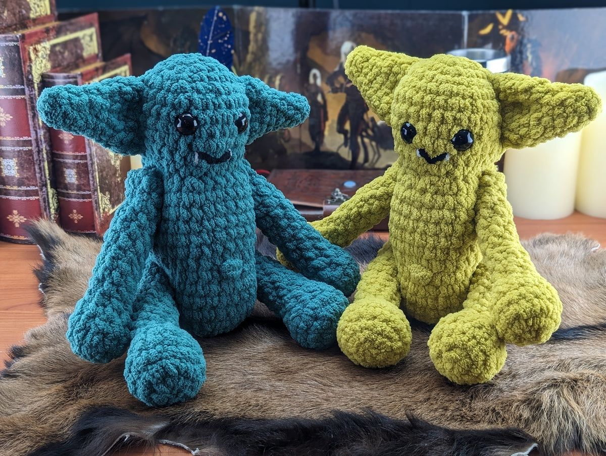 Handmade Crochet Goblins by Grandma | Cute Plushies