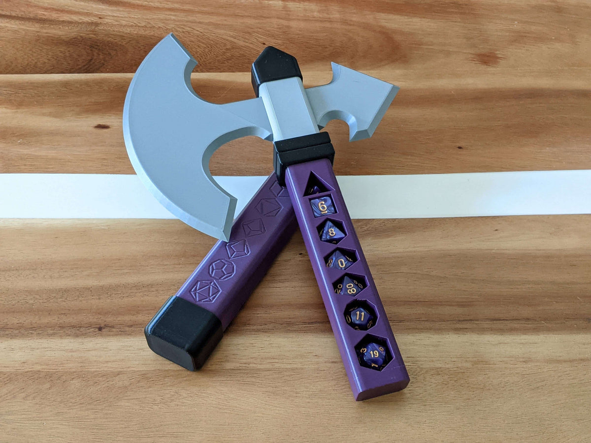 The Dice Axe: STL Download for 3D Printing