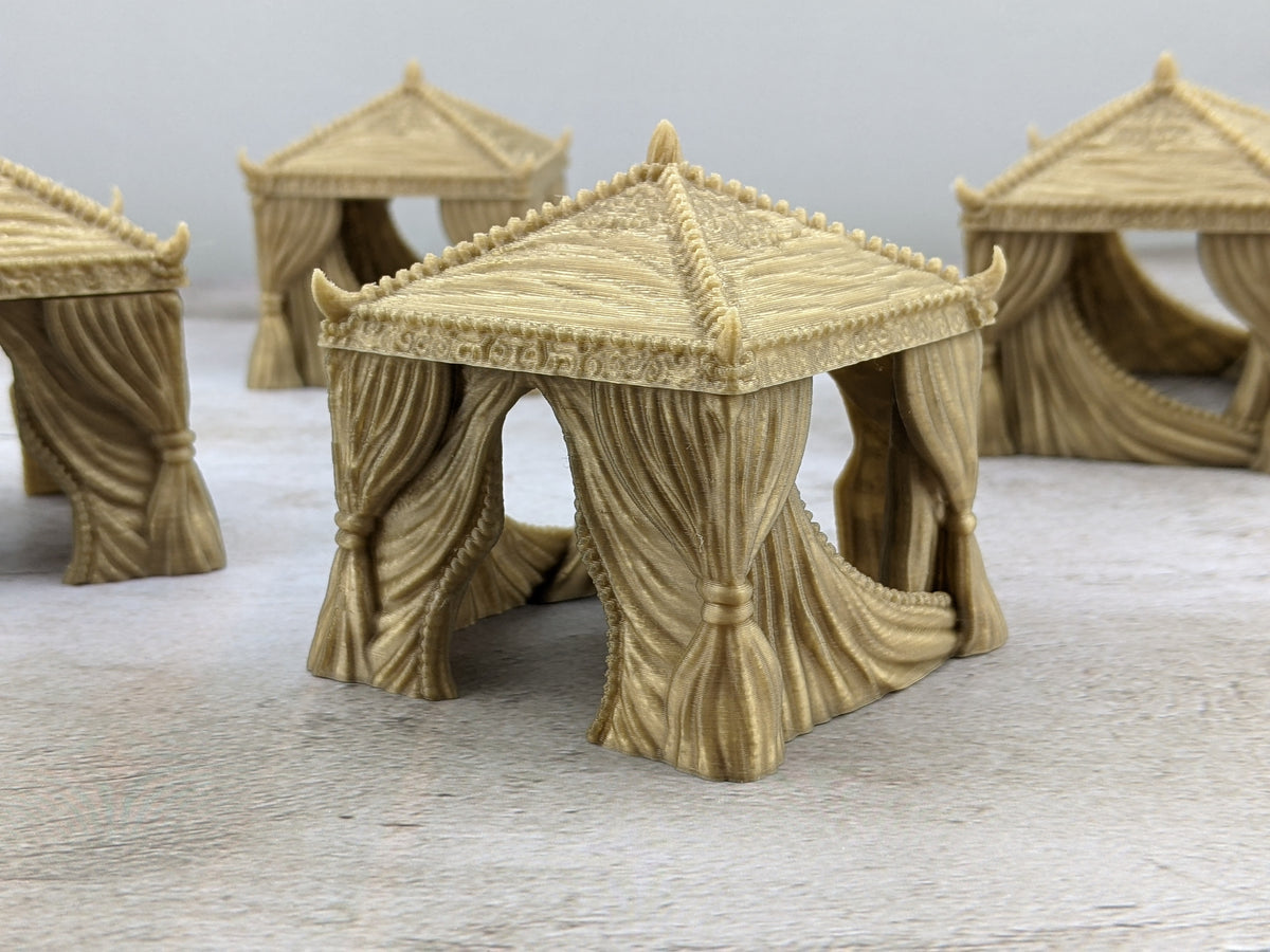 Bazaar Tent: tabletop gaming terrain pieces